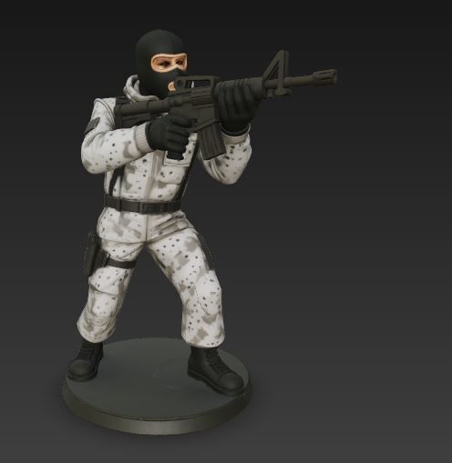 🔫 counter strike 1.6 cs half life・ STL File for 3D printing・Cults