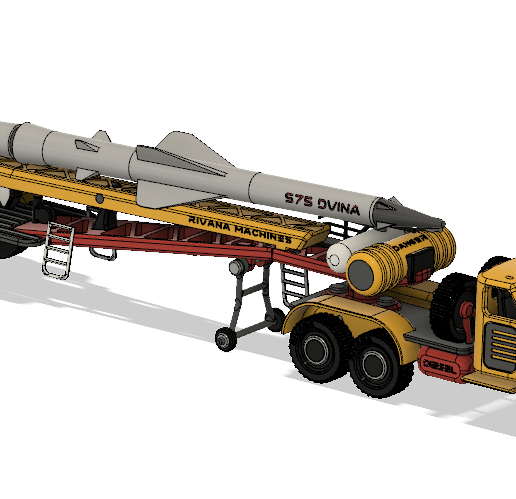 🚚 Yellow ZIL SAM Transport Truck・Free 3D File for ・Cults