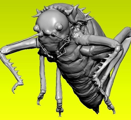 STL file Insect-cricket model - 3D print 🦗 ・3D printing design to ...