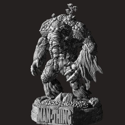 👨 MAN THING MARVEL COMICS・ STL File for 3D printing・Cults