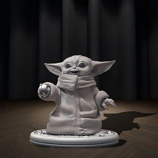 Archivo 3D Yoda archivo STL impresión 3D archivo STL Marvel archivo stl ...