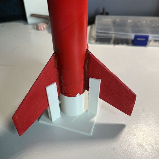 🚀 Model rocket fin aliner・ STL File for 3D printing・Cults