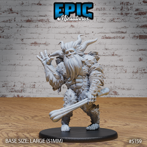 👴 Old Yeti Set ‧ DnD Miniature ‧ Tabletop Miniatures ‧ Gaming Monster ...