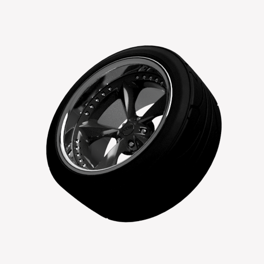 🛞 NITROUS FOOSE WHEEL SET FOR 1/24 MODEL KIT.・ STL File for 3D printing ...