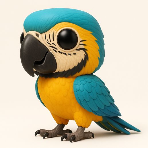 🦜 Funko parrot parrot・ STL File for 3D printing・Cults