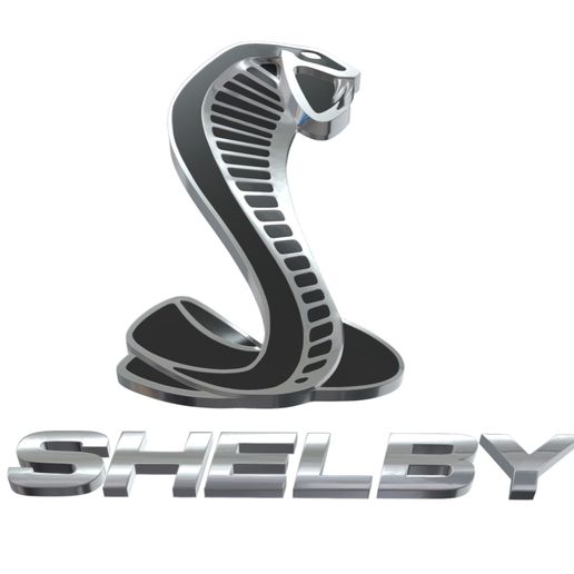 🚗 shelby logo・ STL File for ・Cults