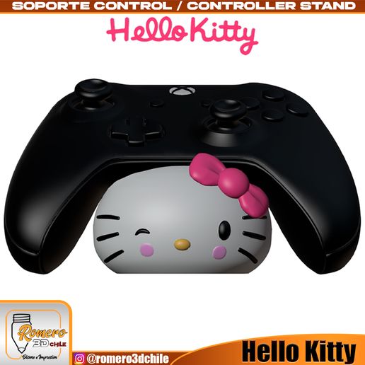 👋 Hello Kitty Control Support・ STL File for 3D printing・Cults