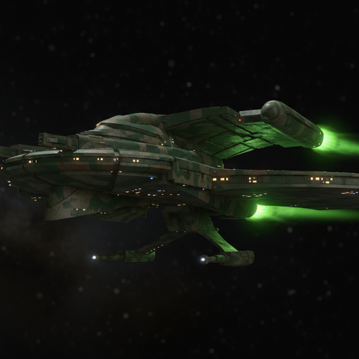 ⭐ Romulan Firefly - warbird type star trek ship・ STL File for 3D ...