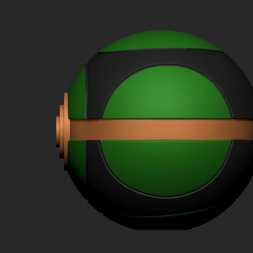🐉 Pokemon Dusk Ball Pokeball・ STL File for ・Cults