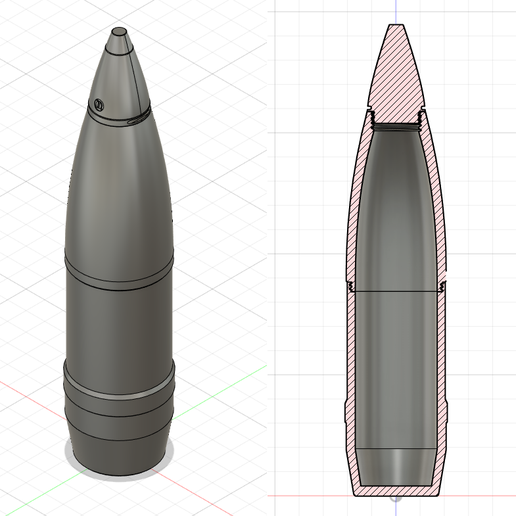 🧨 105mm Artillery shell Whiskey Stash STL・ STL File for 3D printing・Cults