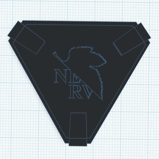 📛 Nerv Badge・Free STL File for 3D printing・Cults