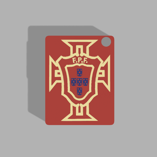 Porte-clés Portugal Coupe du monde 2026 🌍🏆⚽・ STL File for 3D printing・Cults