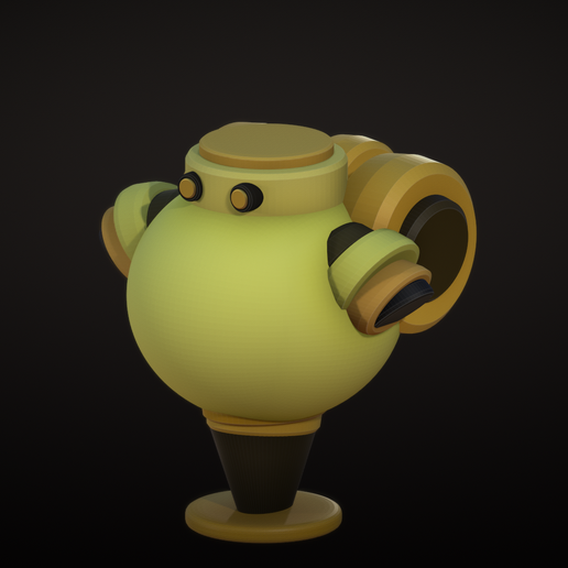 Free STL file Miniature Robot Bust ver.B 🤖 (OBJ)・Model to download and ...