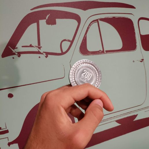 🆕 the Platinum Chip from fallout New Vegas・ STL File for ・Cults