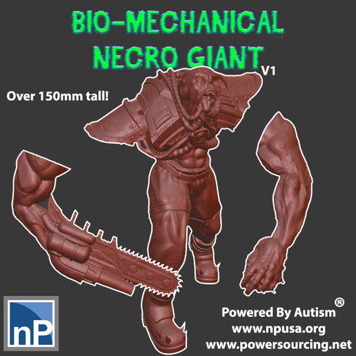 Fichier 3D gratuit Bio-Mechanical Necro Giant 🎲 ・Objet imprimable en 3D ...