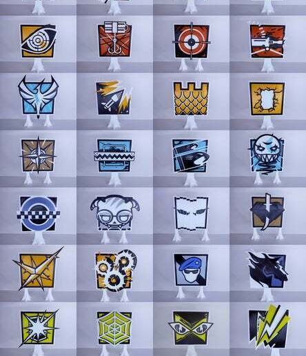 🌈 Rainbow Six Siege Icons - All of Them...・Free STL File for ・Cults