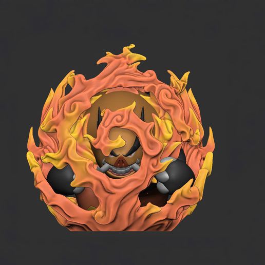 STL file Flame Charge Pokemon Move 3D Print Model - STL for 3D Printing ...