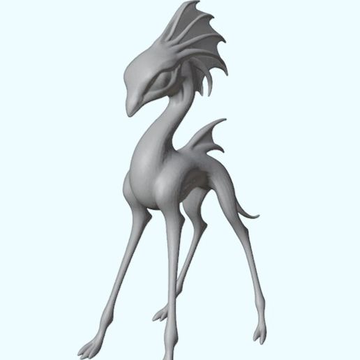 👹 Zephyrix – Ethereal Sky Drake・Free STL File for 3D printing・Cults