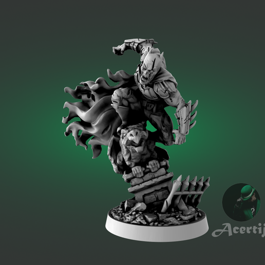 🧟 Zombie Batman・ STL File for 3D printing・Cults