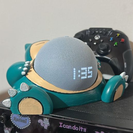 🐉 Snorlax stand Alexa echo dot 5ta・3D Print with the Creality hi 3D ...