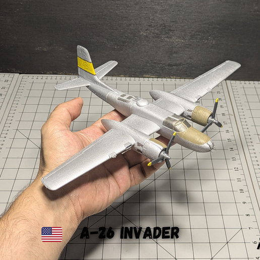 👾 Douglas A-26 INVADER・ STL File for 3D printing・Cults