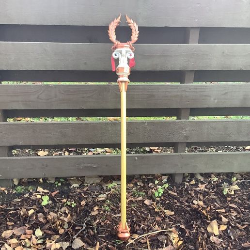 🎭 Hunting Staff Real Size 150 cm・Free STL File for 3D printing・Cults