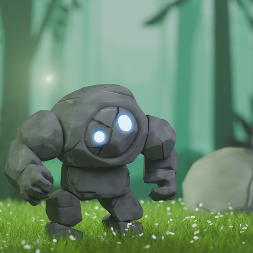 3D file Stone_Golem 👹 ・3D print design to download・Cults