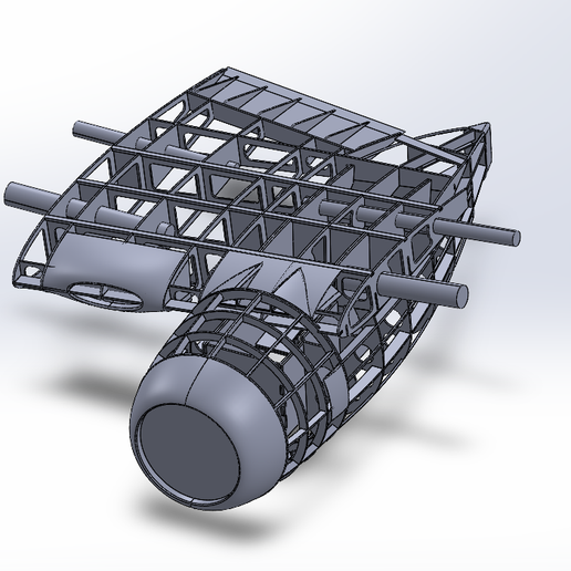🚁 1/6 Grumman F7F Tigercat - DXF Plans・ 3D File for 3D printing and CNC ...