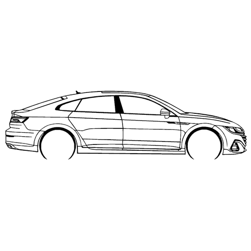 STL file Volkswagen Arteon 🚗 (DXF)・Template to download and 3D print・Cults