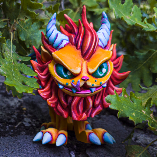 🦁🦂🦇Articulated Manticore 🦇🦂🦁・ STL File for ・Cults
