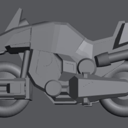 👽 VR-052F Mospeada/Cyclone and rider・ STL File for ・Cults
