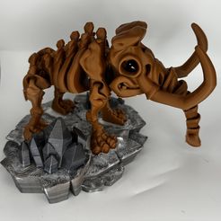 3D printer Flexi Factory Skeleton Mammoth • made with Bambu Lab P1S・Cults