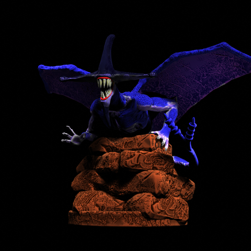 👽 Bioraptor (Pitch black)・ STL File for 3D printing・Cults