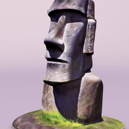 🗿 Moai statue・ STL File for 3D printing・Cults