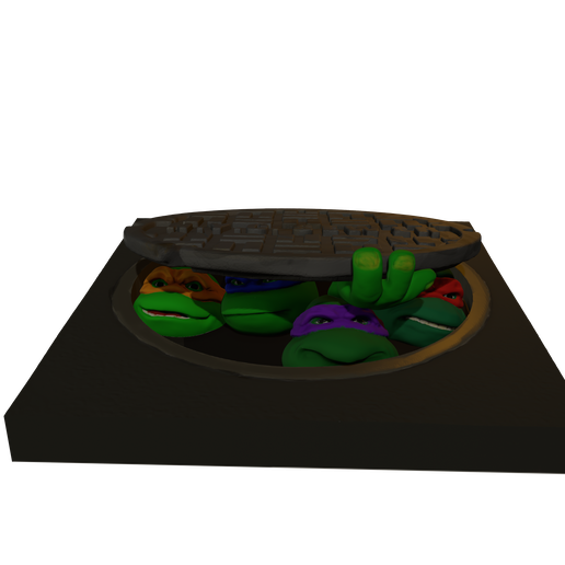 🥷 Teenage Mutant Ninja Turtle Sewer・ STL File for ・Cults