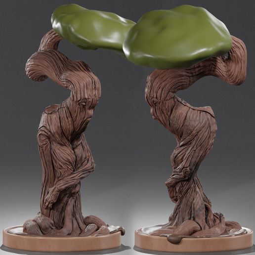 🌳 Bonzi the tree COLLECTIBLE・ OBJ File for 3D printing・Cults