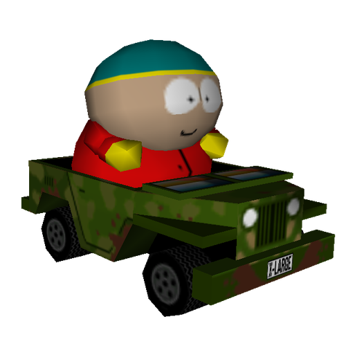 OBJ file Cartman in Car 🚗 | South Park ・Model to download and 3D print ...