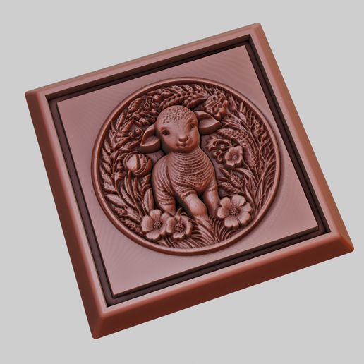 3D file Lamb Animal 3D Model for CNC Router Laser & 3D Printer 🖨️ ・3D ...