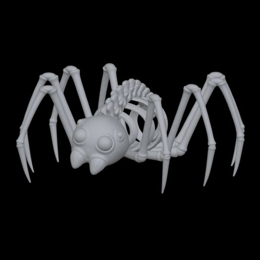 💀 Adorable Skeleton Spider 3D Printing STL File!・ STL File for 3D ...