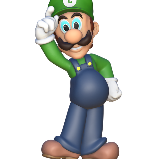 luigi melee render
