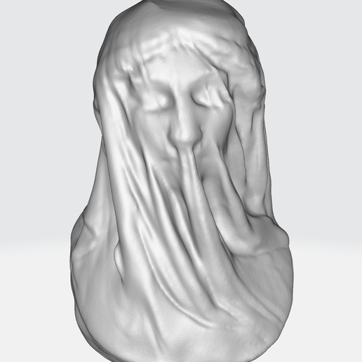 👤 The Veiled Virgin by Giovanni Strazza・ STL File for 3D printing・Cults