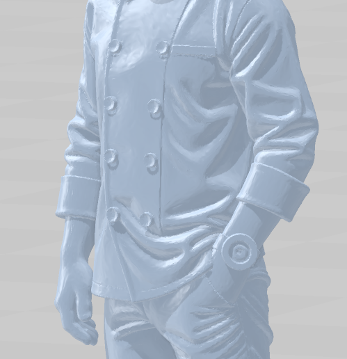 👩‍🍳 Figure 1/64 - Professional Chef with Filipina (STL for Dioramas and ...