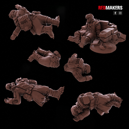 🧊 Ice Warriors - Slain soldiers・ 3D File for 3D printing・Cults