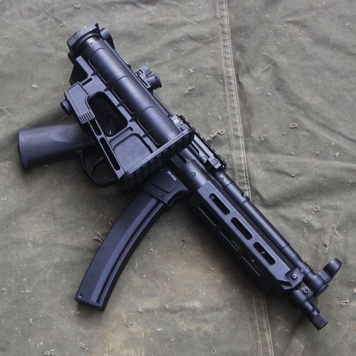 🔧 HK MP5 STOCK | MOD.5 BUFFER TUBE・ STL File for ・Cults
