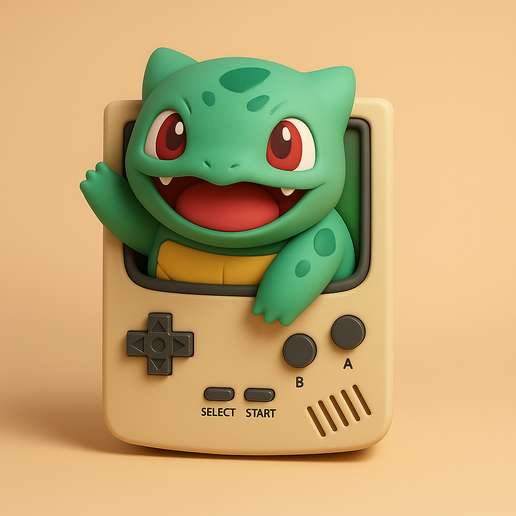 🐉 Gameboy Bulbasaur Edition - 2 VERSIONS! (with and without cartridge ...