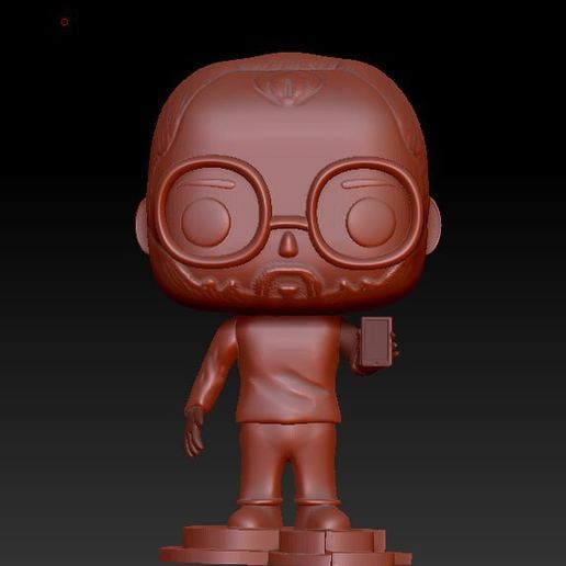STL file Funko de Steve Jobs 🍎 ・3D printing idea to download・Cults