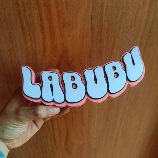 🦸 Logo Labubu・ 3MF File for 3D printing・Cults