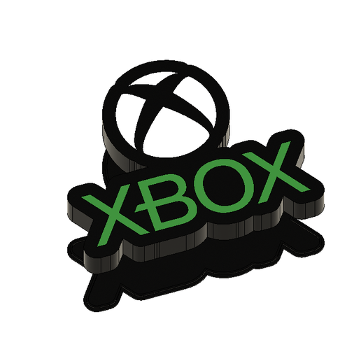 STL file XBOX logo Lightbox LED Lamp 🎮 (3MF and STEP)・3D print design ...