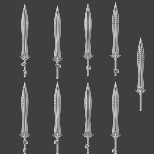 🛰 Space Warriors: Perdition Swords BA・ 3D File for 3D printing・Cults