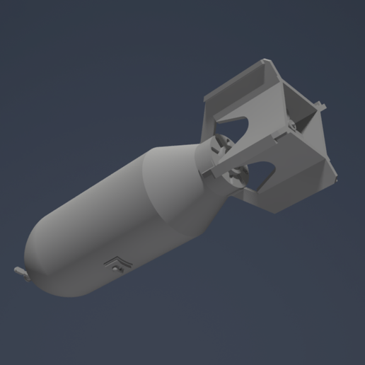 🇺🇸 AN-M65 1000pounds and AN-M66 2000pounds GP bombs in 1/72・ STL File ...